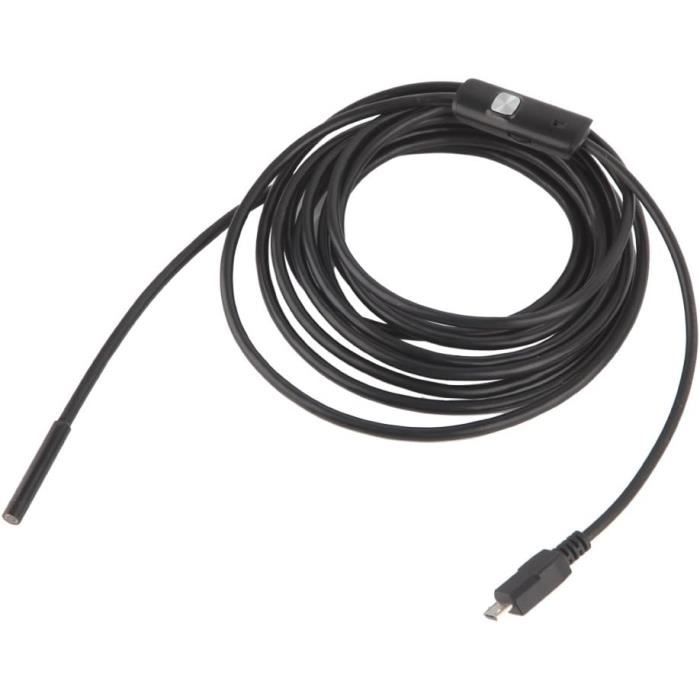 Endoscope Usb 2 En 1 Ip67 Étanche Avec 6 Led Et Câble Serpent De 7 M ...