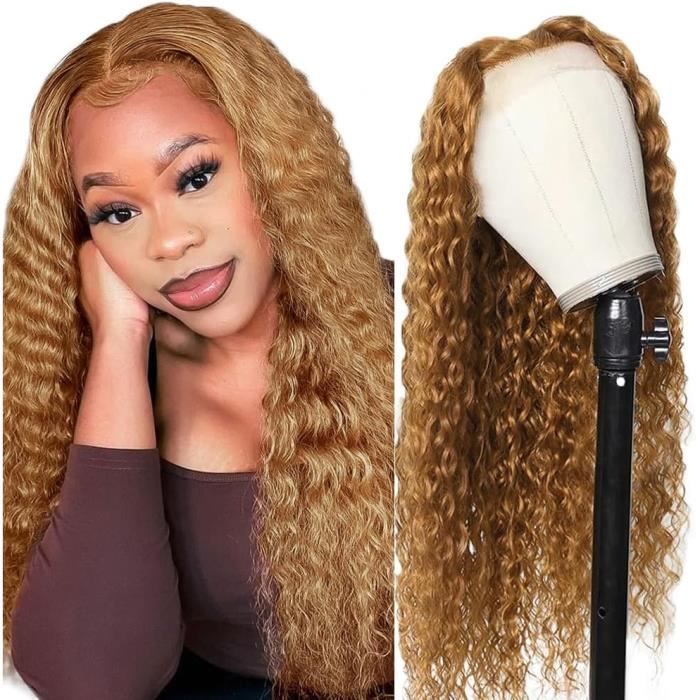 Perruque Bresilienne Cheveux Water Wave Humain Hair Wig 13X1 Lace Wigs ...