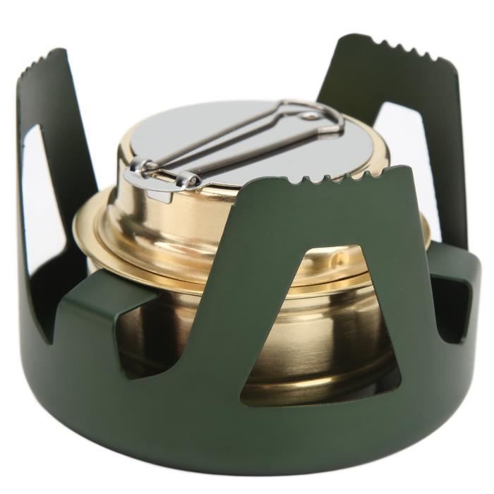 VINGVO Mini Spirit Burner, Lightweight Mini Backpacking Stove High ...
