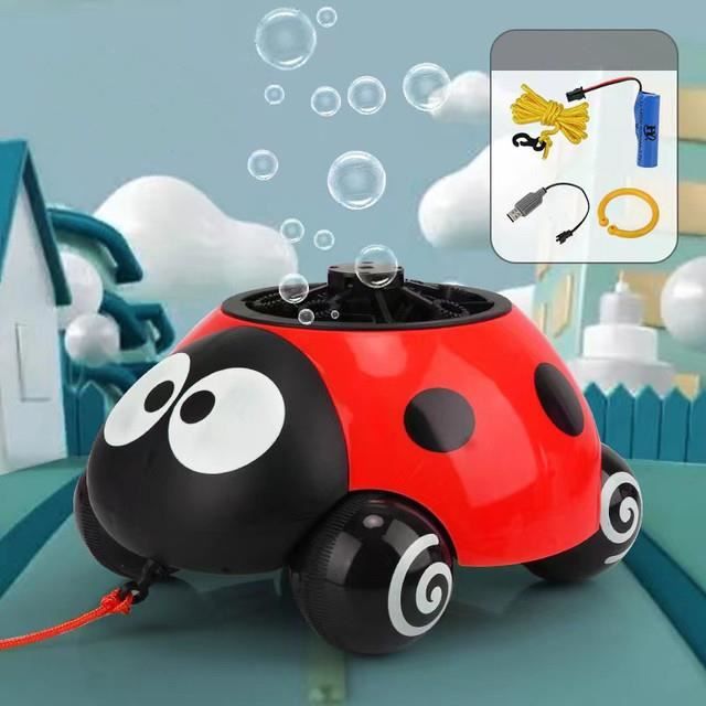 MACHINE A BULLES,Red Ladybug--Machine à bulles électrique automatique ...