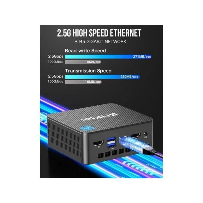 GMKtec G3 Plus Intel N150 16GB 512GB SSD Windows 11 Pro Mini PC WiFi 6 ...