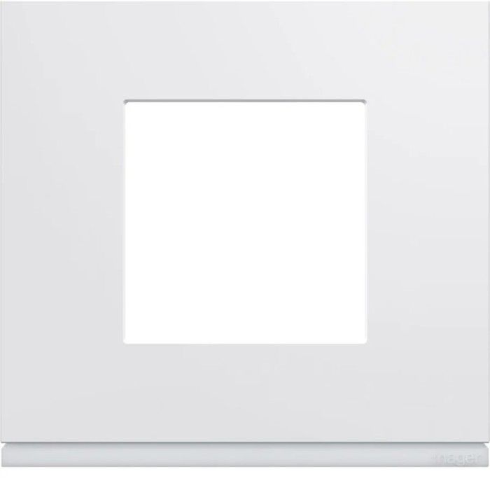 Plaque de prise - Hager - WXP0002 - PVC - Blanc Pure - 1 Poste ...