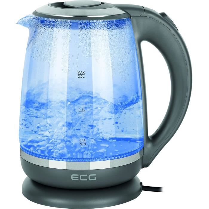 Rk 2020 Bouilloire Électrique En Verre, Gris[n565] - Cdiscount ...