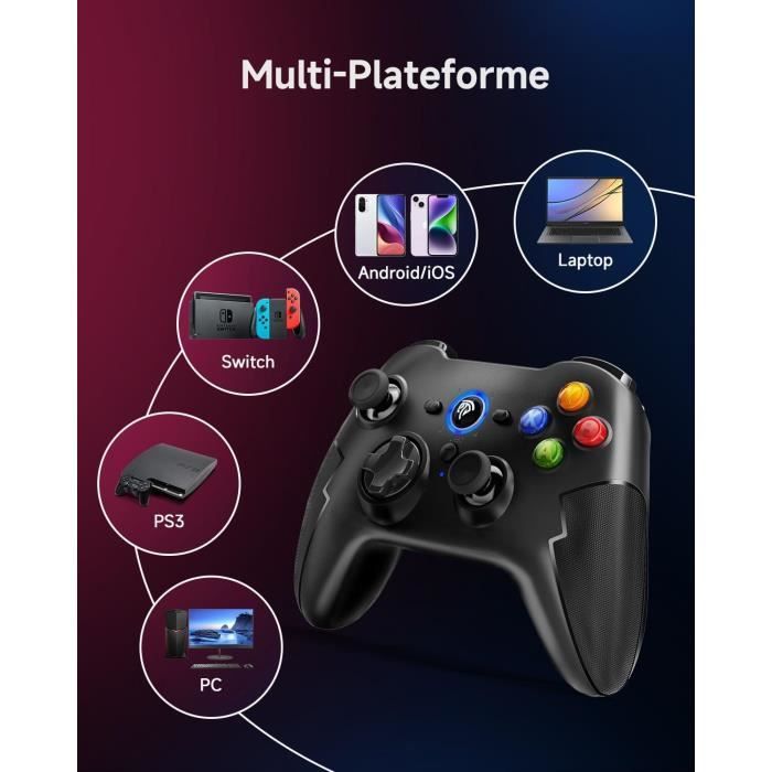 9013Pro Manettes Pc Ps3 Sans Fil Rechargeable, Manette Switch Pro ...