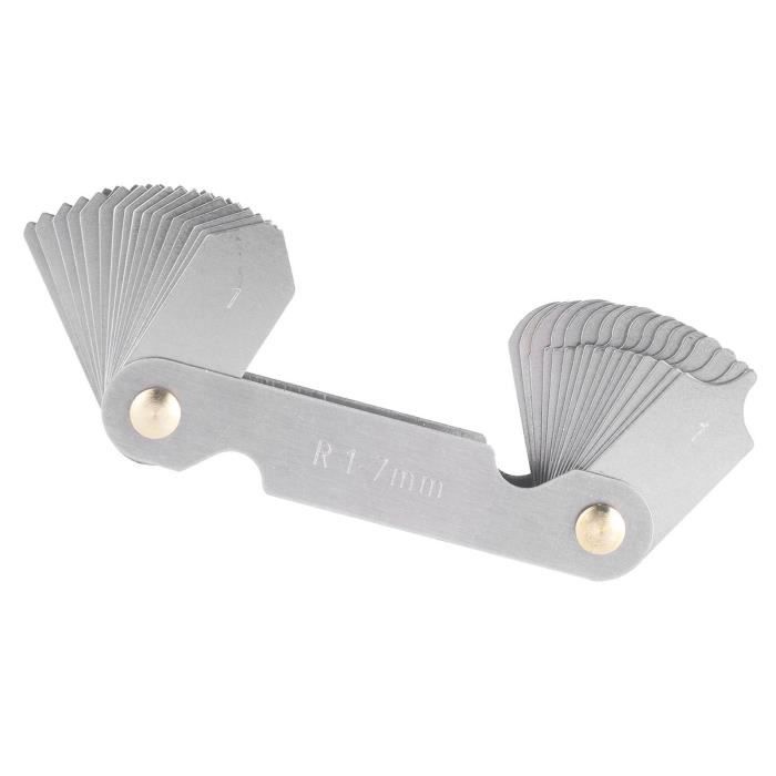 Jauge de rayon en acier allié VVIKIZY - Arc concave-convexe - Outil de ...
