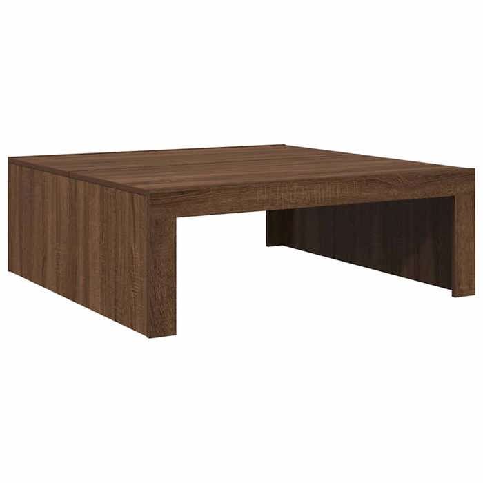 Table basse - BDM - Chêne marron 100x100x35cm Bois d'ingénierie ...