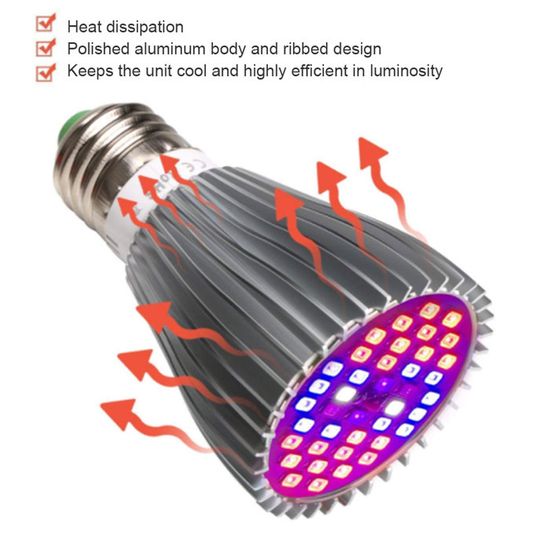 Ampoule LED à spectre complet pour plantes d'intérieur - Cdiscount Maison