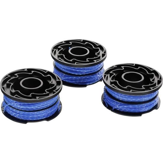 Lot de 3 Bobines de Rechange pour Coupe-Bordures, Bobine Reflex Plus A Déroulement Automatique ...