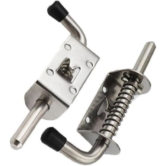 Verrou À Ressort Coulissante,2 Pièces Ressort Goupille De Serrure ...