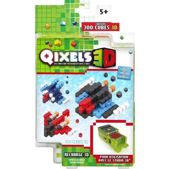 ASMOKIDS- RECHARGE VAISSEAUX SPATIAUX- QIXELS 3D - Cdiscount Jeux - Jouets