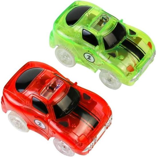 Circuit Voitures de Courses pour Les Enfants 2 PCS Jeux de Voitures ...
