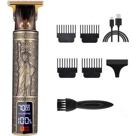 Tondeuse Cheveux Hommes,Tondeuse Barbe Electriques Professionnelle, Usb Tondeuse À Cheveux Sans ...
