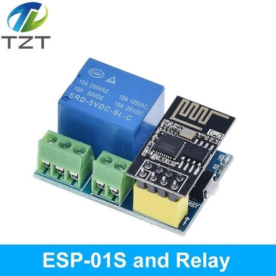 Circuits intégrés,ESP-01S and relay--Module De Relais Wifi Esp-01s 5v Pour Contrôle Domotique ...