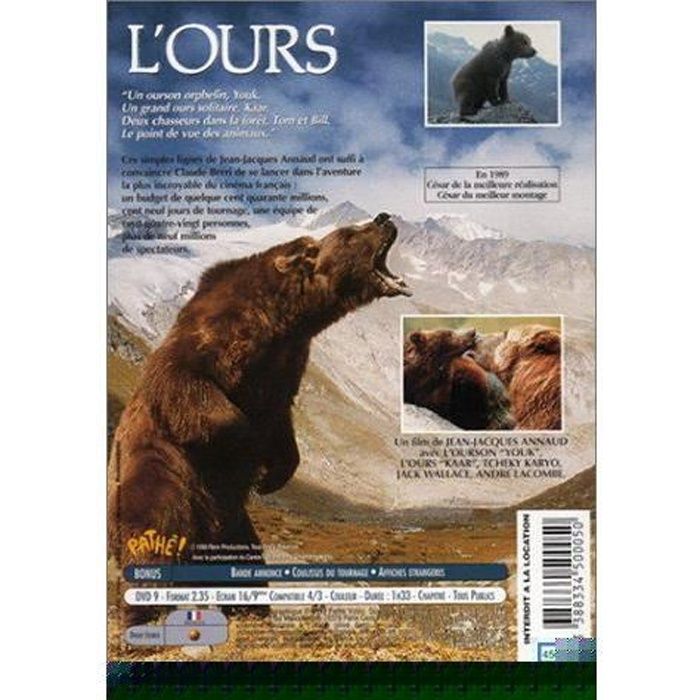 DVD L'ours - Cdiscount DVD