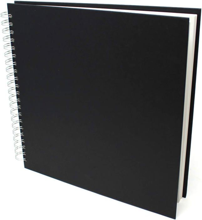 Studio - Carnet de croquis carré à reliure spirale - 285 mm - 96 côtés ...