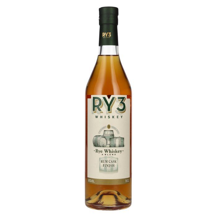RY3 Rum Cask Finish Rye Whiskey 50% Vol. 0,7l - Achat / Vente RY3 Rum ...