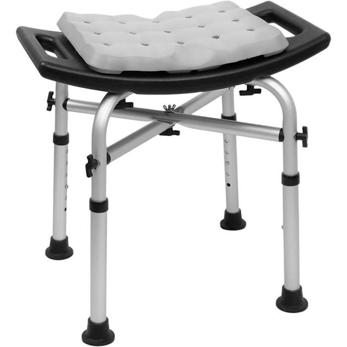 Tabourets De Douche Et Bain - Tabouret (150 Kg) Double Traverse ...