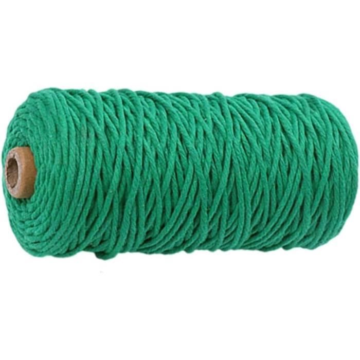 Corde De Tissage De Corde De Coton De 3 Mm, Corde De Macramé Naturelle ...