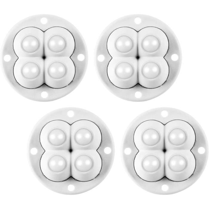 Petite Roulette, Lot De 4 Mini Roulettes Pivotantes À 360 Degrés, Roues ...