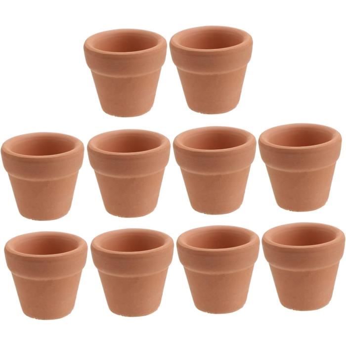 10 Pièces Mini-Plantes Succulentes En Céramique Pour Plantes Pots De ...