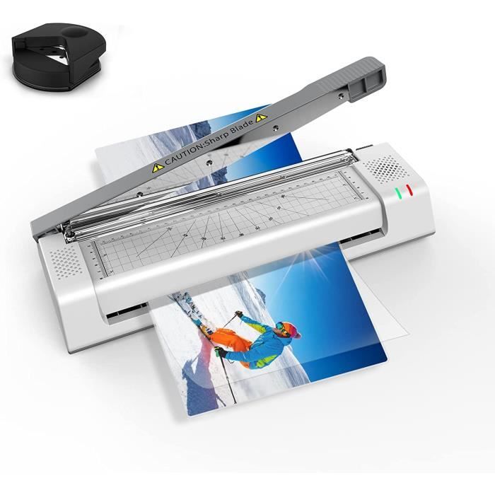 Plastifieuse A3 A4 A5 A6, Machine à Plastifier à Chaud et à Froid, ABS ...