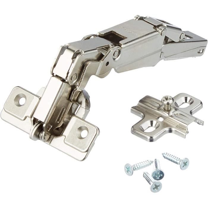 Charnière pour porte cou « O » en zamak art. C2AFA99 ouverture 165° Ø ...