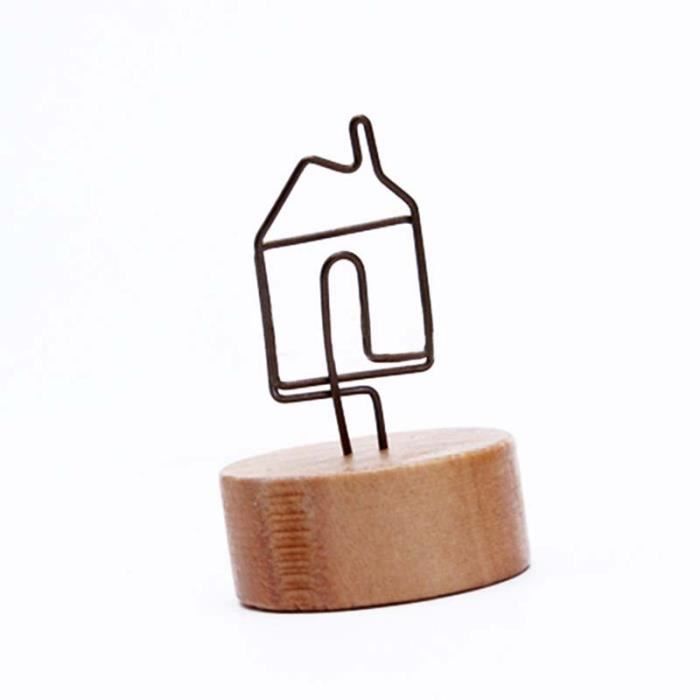 Décoration murale,Pince Photo en bois et fer 6A1211 , Dossier de ...