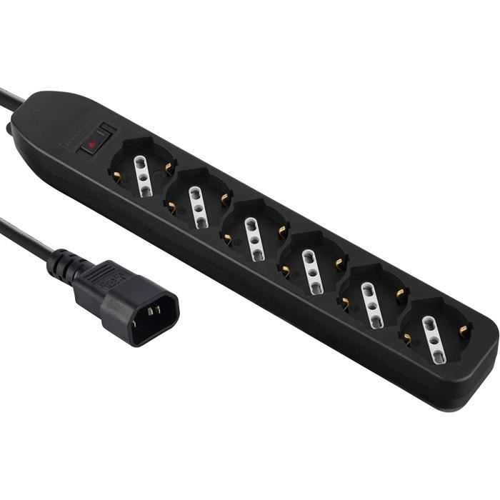 62067 Multiprises Pour Ups Avec 6 Places Bivalentes 10-16 A Avec ...