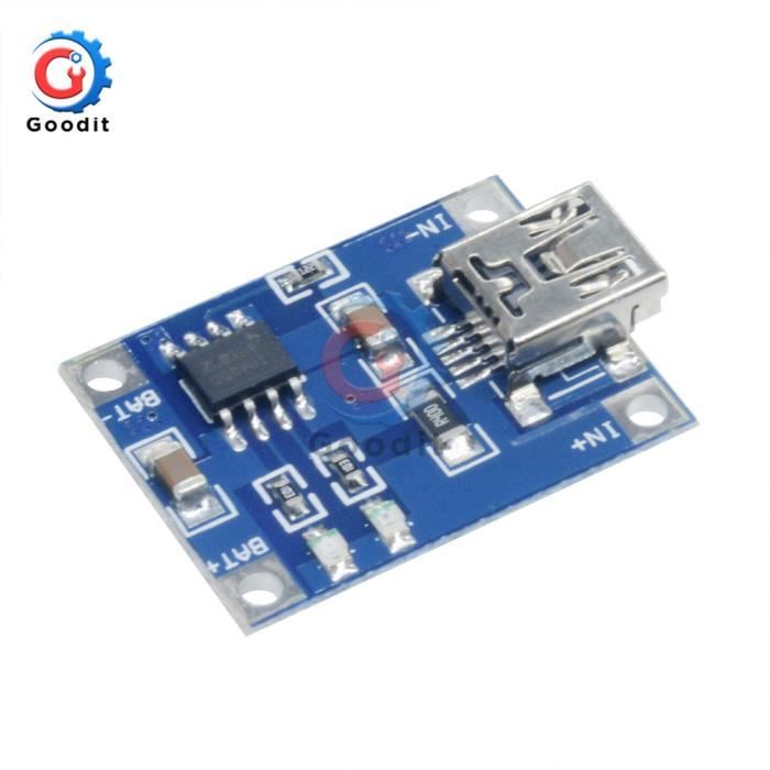 TP4056 Mini USB - Mini carte de charge de batterie au Lithium 5V 1A Micro USB 18650 type c ...