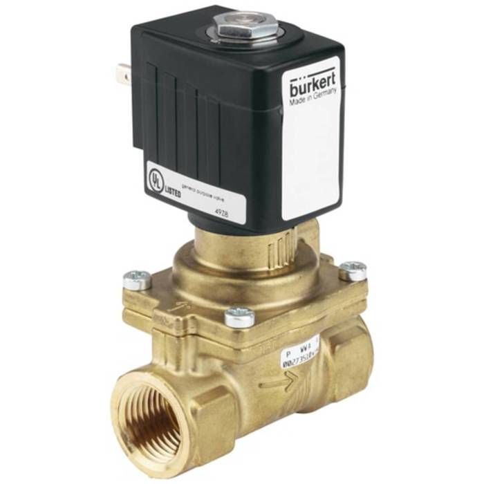 Electrovanne 2/2 voies avec servo-membrane 24 V/DC Bürkert 6281 EV ...