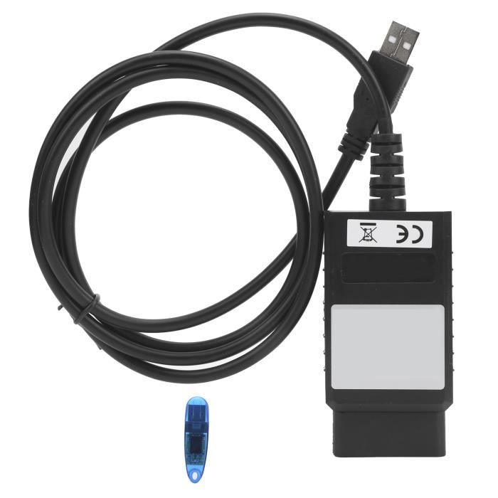Dilwe Programmeur USB Dongle Programmeur de Clé de Voiture 4 en 1 Outil ...
