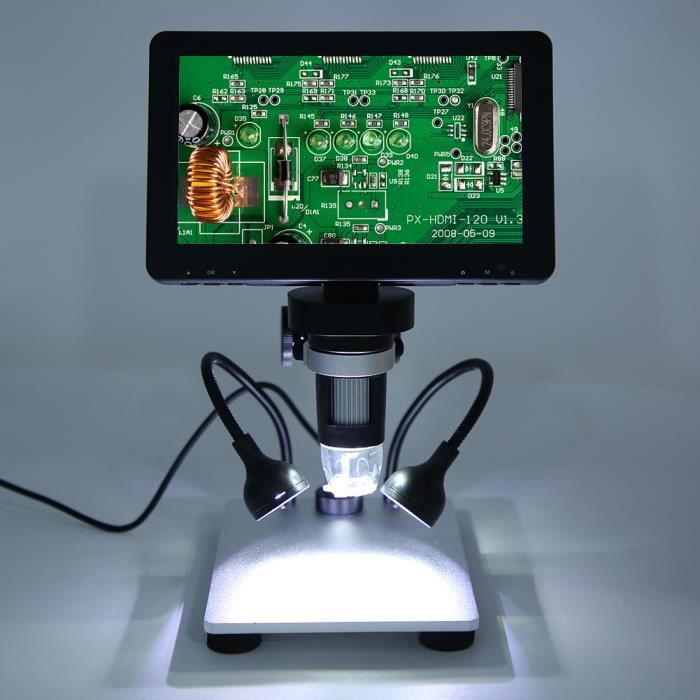 Microscope numérique électrique industriel DIOCHE - 7 pouces HD - 1200x ...