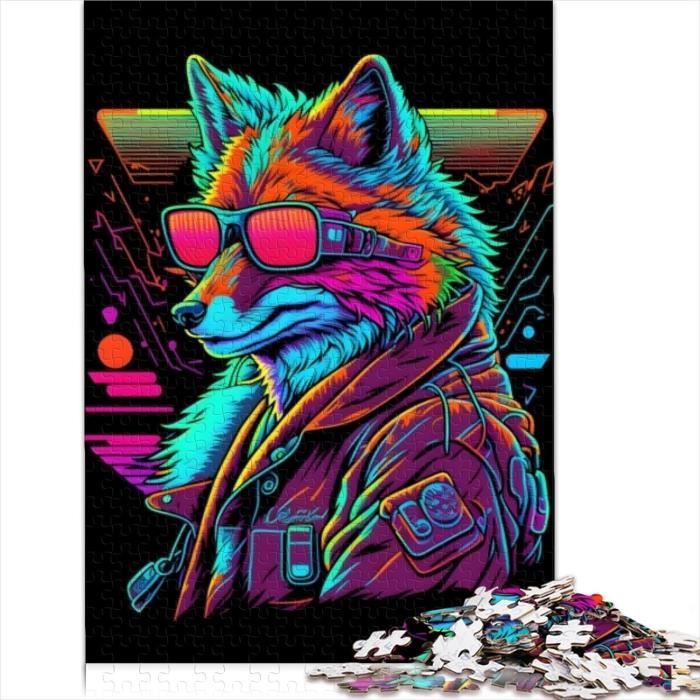 Puzzle 1000 Pièces Renard Roux Bangers Gangster Puzzle Pour Adultes ...