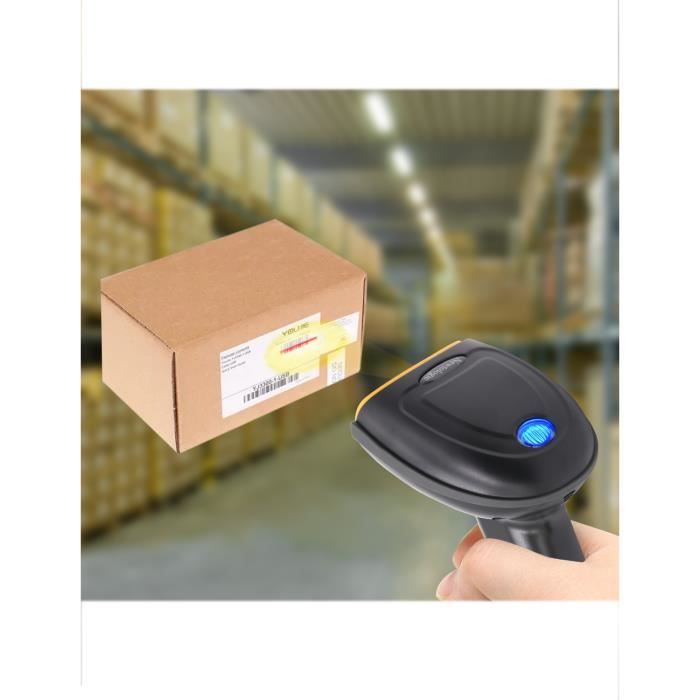 1D 2D CCD Lecteur de code-barres Scanner de Codes Barres Filaire RS232 ...