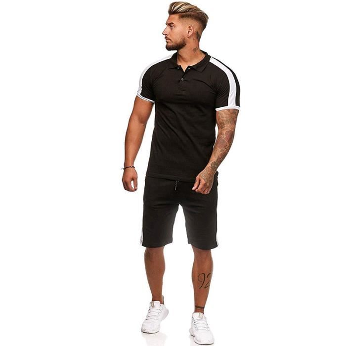 (T-shirt et short) ensemble homme de Marque polo manches courtes et ...