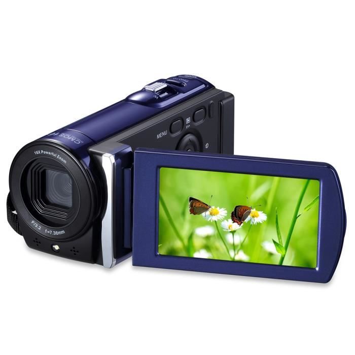 Camescope Caméscope Full HD 1080P Caméra Vidéo Numérique 3.0" Écran TFT ...