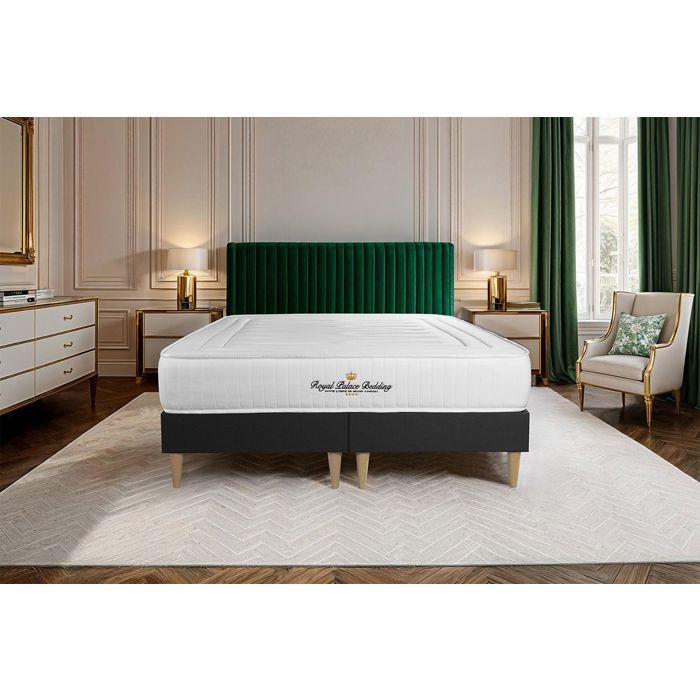 Ensemble double sommier + matelas LANCASTER ressorts ensachés et ...