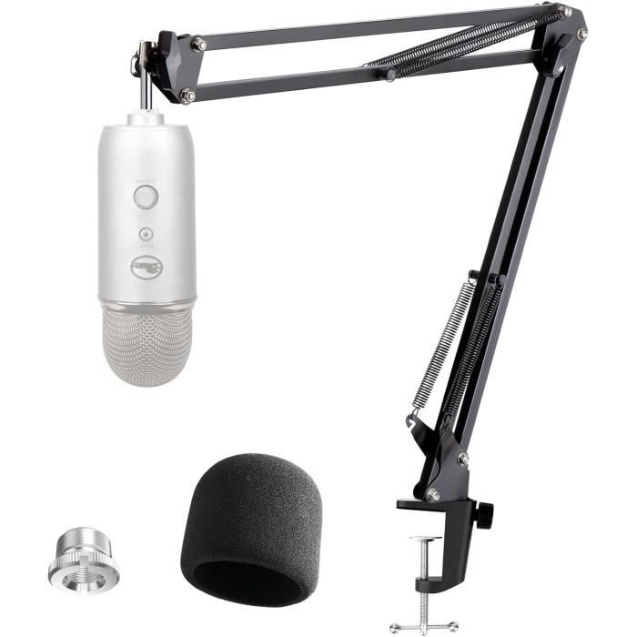 Blue Yeti Support Microphone Professionnel Réglable Avec Bonnette Micro ...