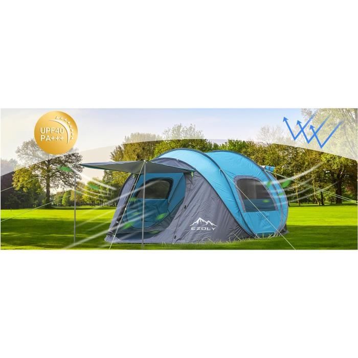 Tente Pop-Up Pour 4 Personnes Pour Le Camping,Étanche,Facile À ...