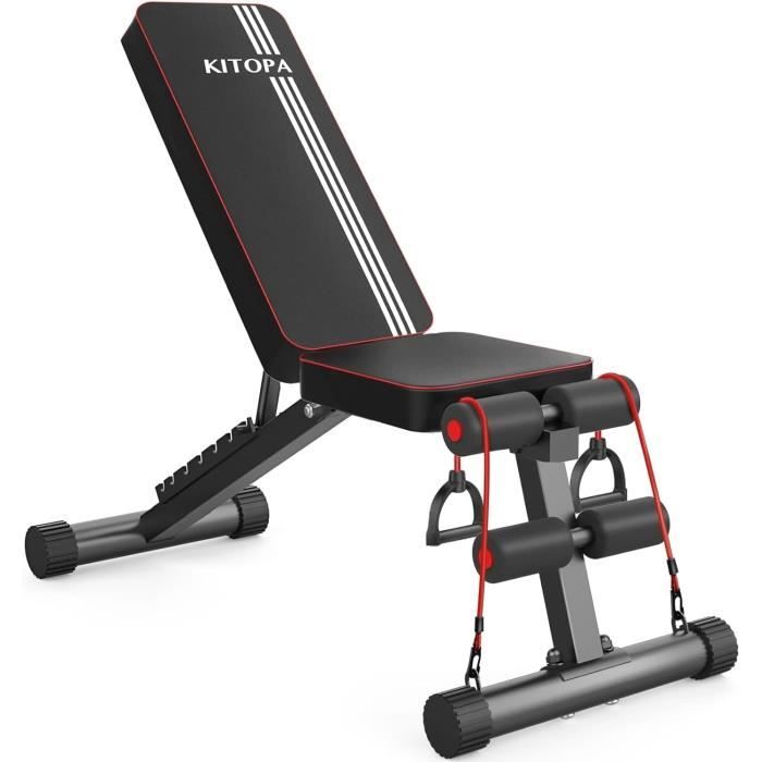 Banc de musculation réglable Kitopa, banc de musculation polyvalent ...