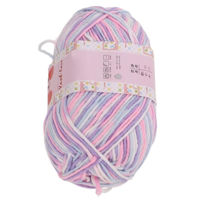 Tbest fil de coton au crochet Fil de coton au lait fil à tricoter 6 ...