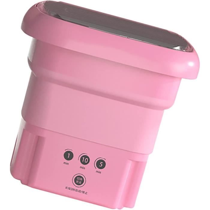 Mini Laveuse - TRAHOO - Seau De Lavage Portable À Séchage Par Essorage ...