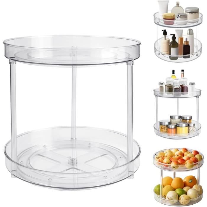 Plateau Tournant Epices 2 Etages Plateau Tournant Placard Cuisine ...