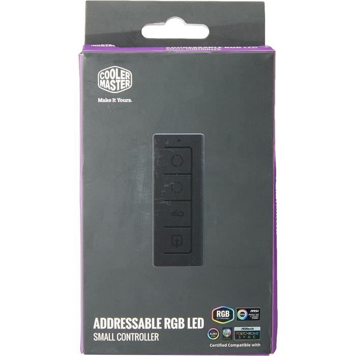 Contrôleur Argb Led Small - Boîtier De Contrôle Pour Éclairage Led Argb Avec Port 3 Broches ...