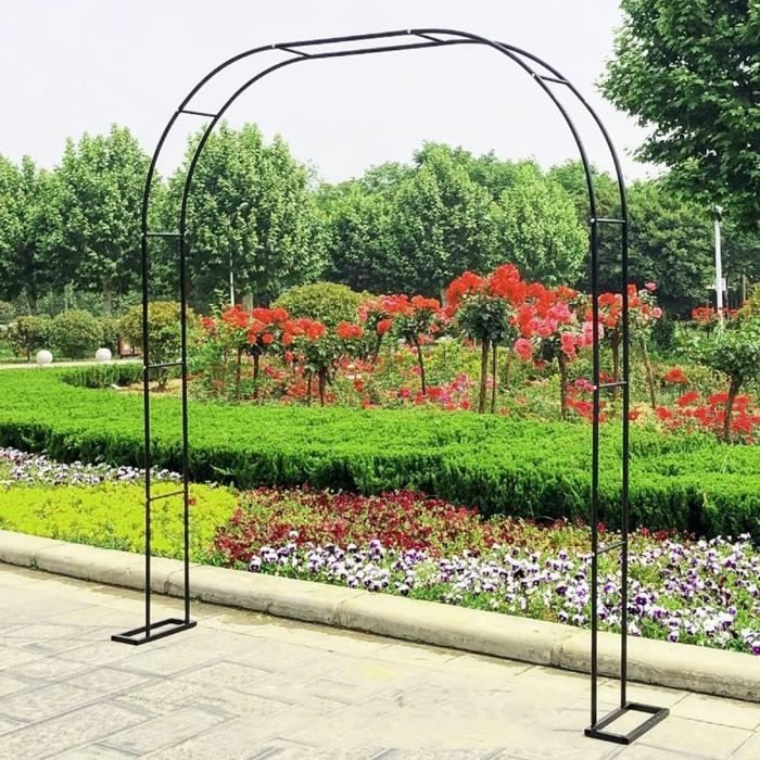 Arche De Jardin En Métal Pour Plantes Grimpantes Treillis Pergola Arche ...