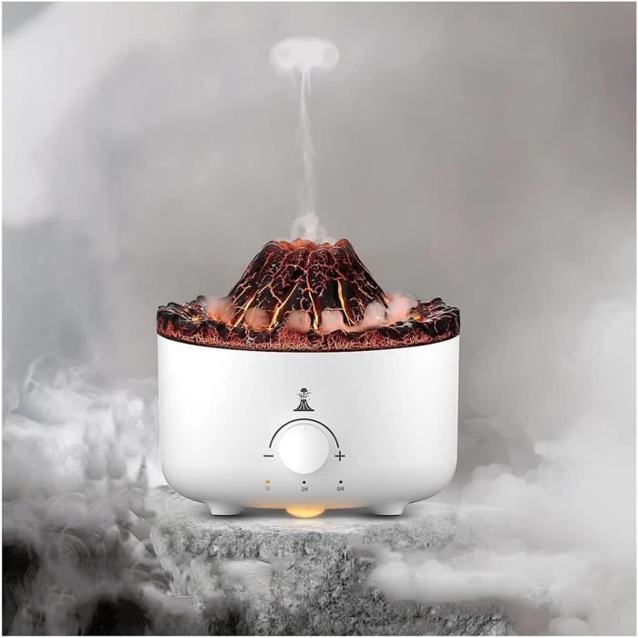 Flame Humidifier, Humidificateur De Chambre 2 Couleurs-Formes De Fumée ...
