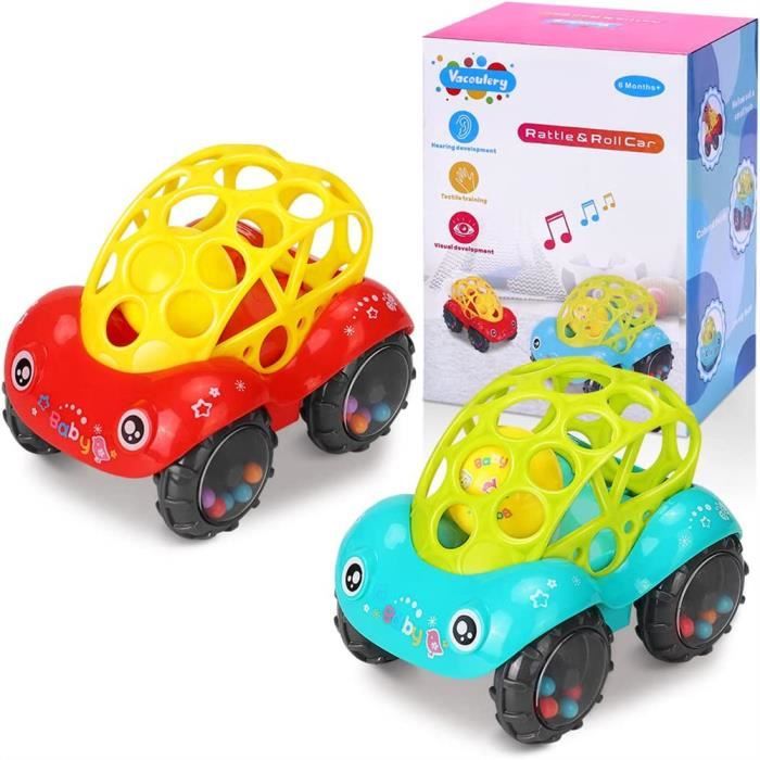 Jouet de Voiture avec Rattle & Roll Hochet Jouet - 2PCS Baby Infant ...
