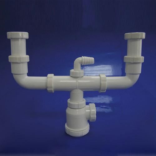 Siphon double à raccord T-45 1 1/ - Cdiscount Bricolage