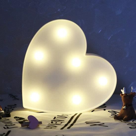 Veilleuse,Heart--Lampe Led 3d En Forme De Nuage Ou D'étoile, Design ...