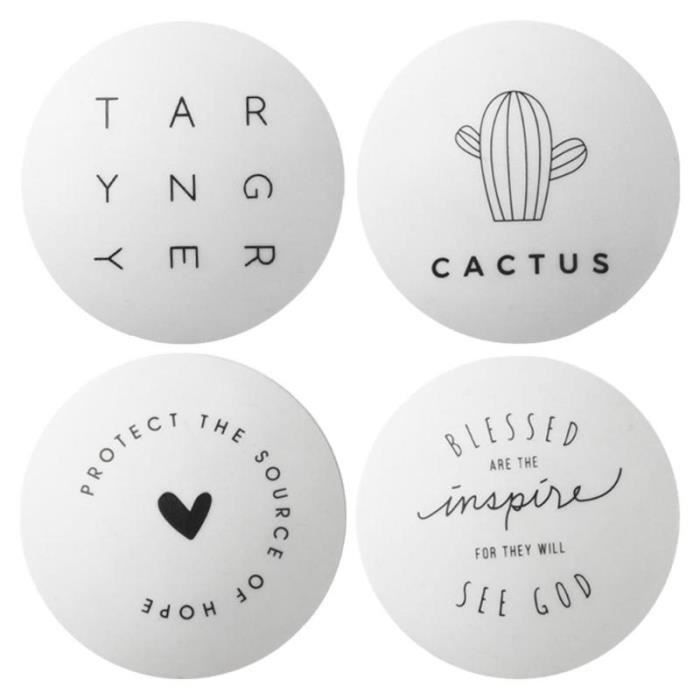 CALE-PORTE,WHITE--Butoir de porte en Silicone, protection anti choc ...